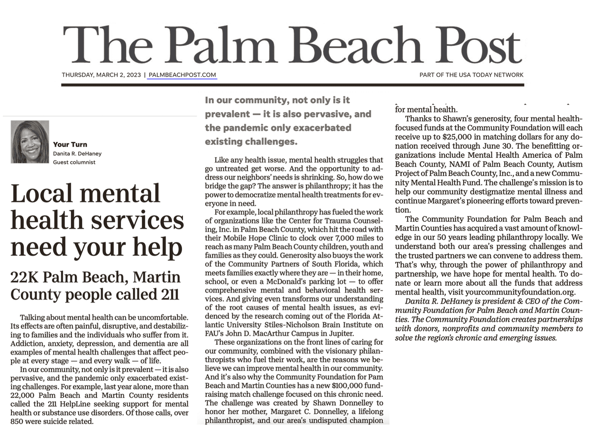 Op-Ed: Local mental health services need your help - Community ...